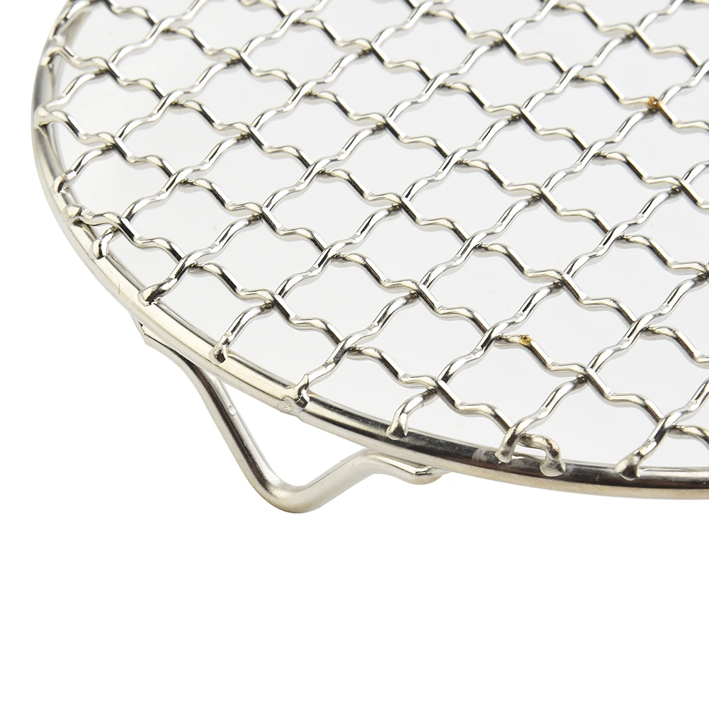 201 Stainless Steel Round BBQ Grill Mesh Home Roast Nets Bacon Grill ...