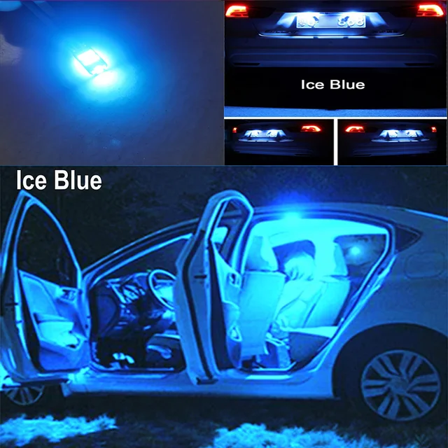 LED Interior Lights Blue LED Interior Map Reading Lights For Ford ...