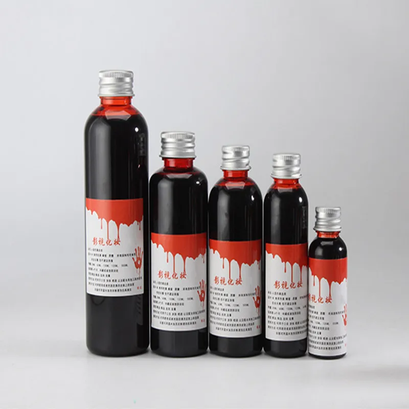 30/60/100/120ml Fake Smear Blood Liquid Bottle Stage Prank Theatrical ...