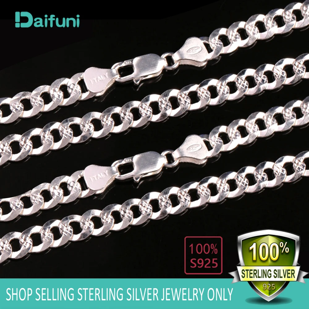Daifuni-4MM-S925-Sterling-Silver-Cuban-Necklace-For-Women-Singer-Sideways-Figaro-Jewelry-Hip-Hop ...