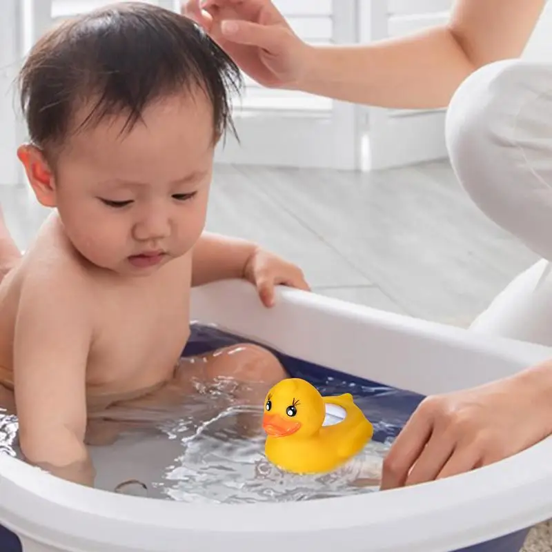 Baby Bath Thermometers Duck Shape Floating Waterproof Bath Temperature ...
