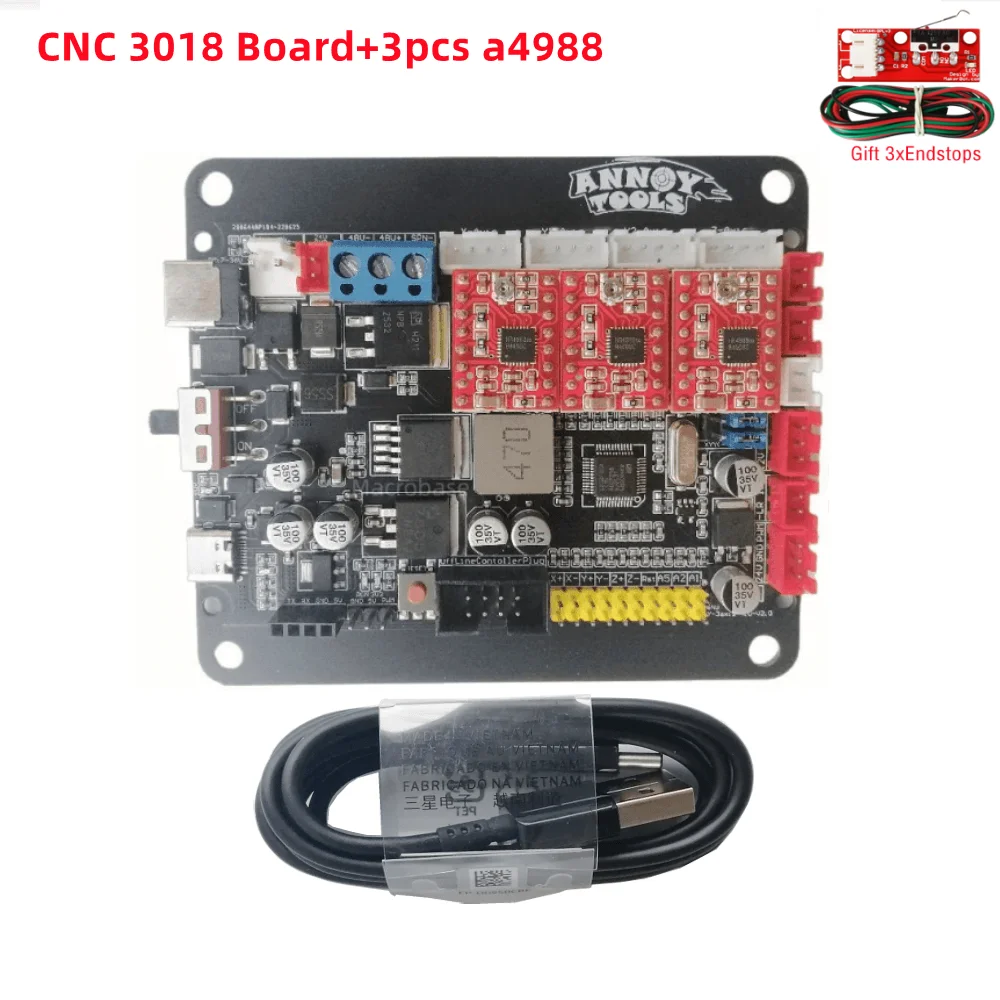 GRBL-CNC-shield-CNC3018-controller-3020-Pro-Max-control-board-3-axis ...