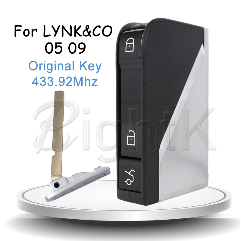 Remote Car Key OEM Original Fit For LYNK&CO 05 LYNK&CO 09 Support 433 ...