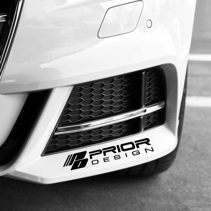 PD-PRIOR-DESIGN-Car-Bumper-Sticker-Reflective-Racing-Headlight-Eyebrow ...