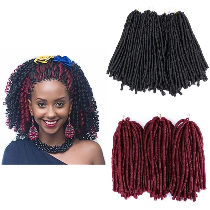 14inch-Soft-Dreadlocks-Crochet-Braids-Synthetic-Braiding-Hair ...