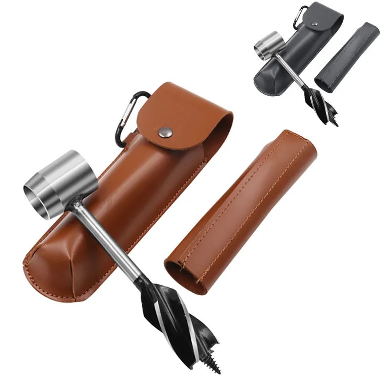 Bushcraft Hand Drill Carbon Steel Manual Auger Drill Portable Manual ...