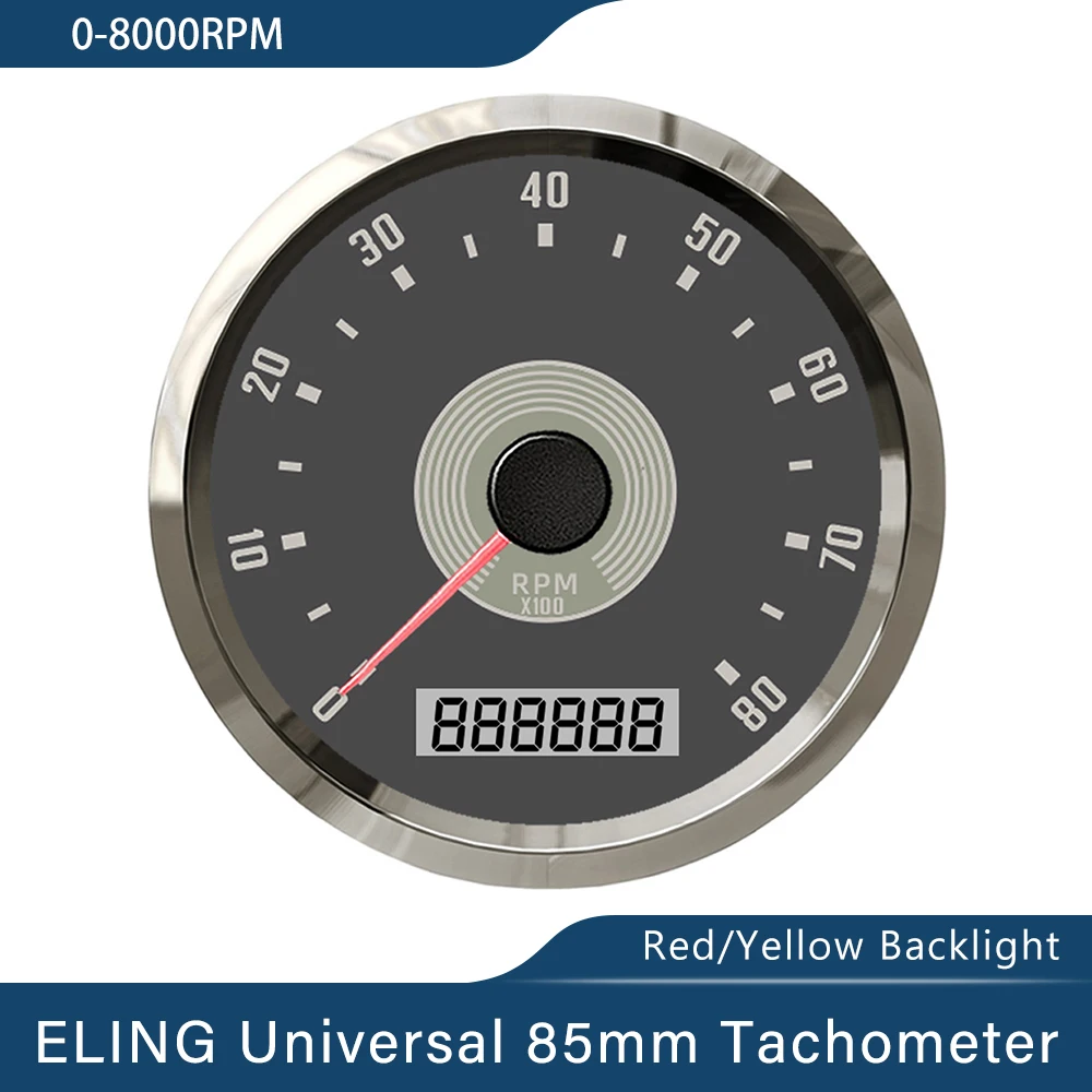 Newest-85mm-Waterproof-Tachometer-with-LED-Hourmeter-Adjustable-0 ...