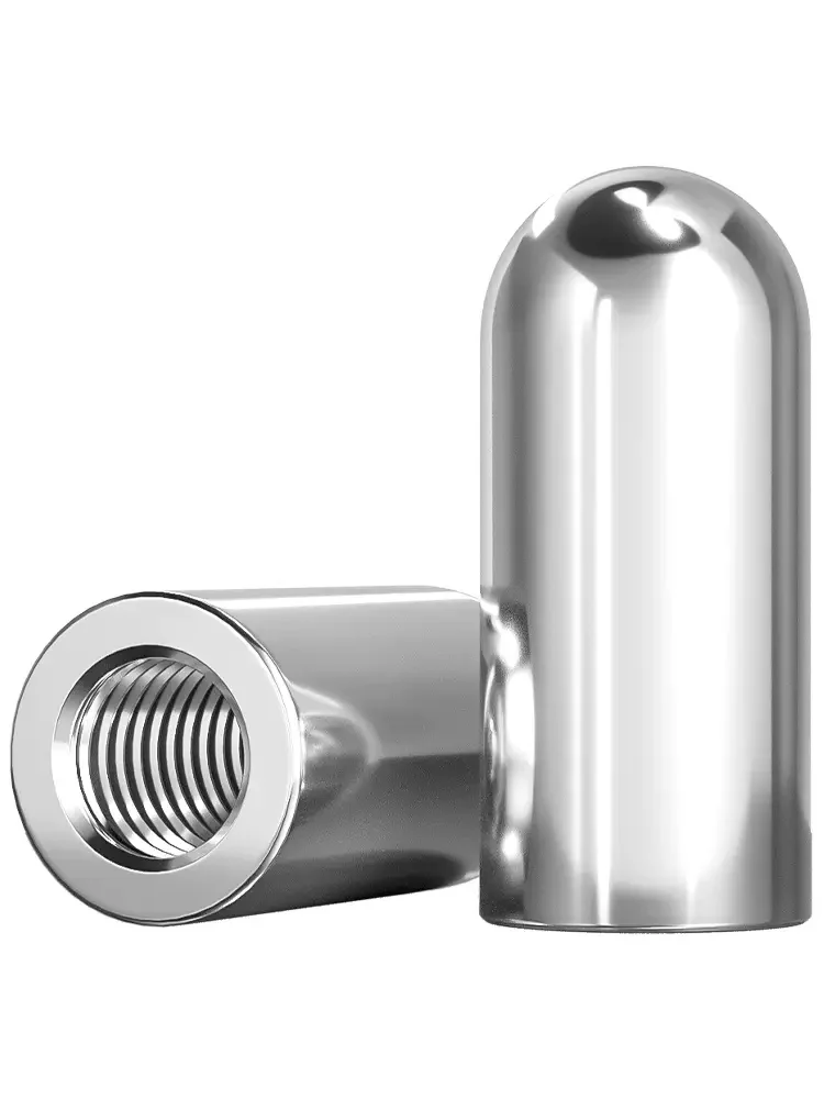 304-Stainless-Steel-Internal-Thread-Round-Head-Cylindrical-Hollow-Pin ...