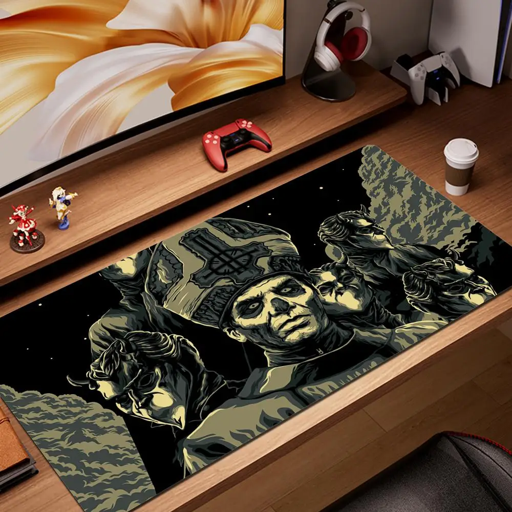 Ghost Heavy Metal Band Mousepad Large Gaming Compute Gamer PC Keyboard ...