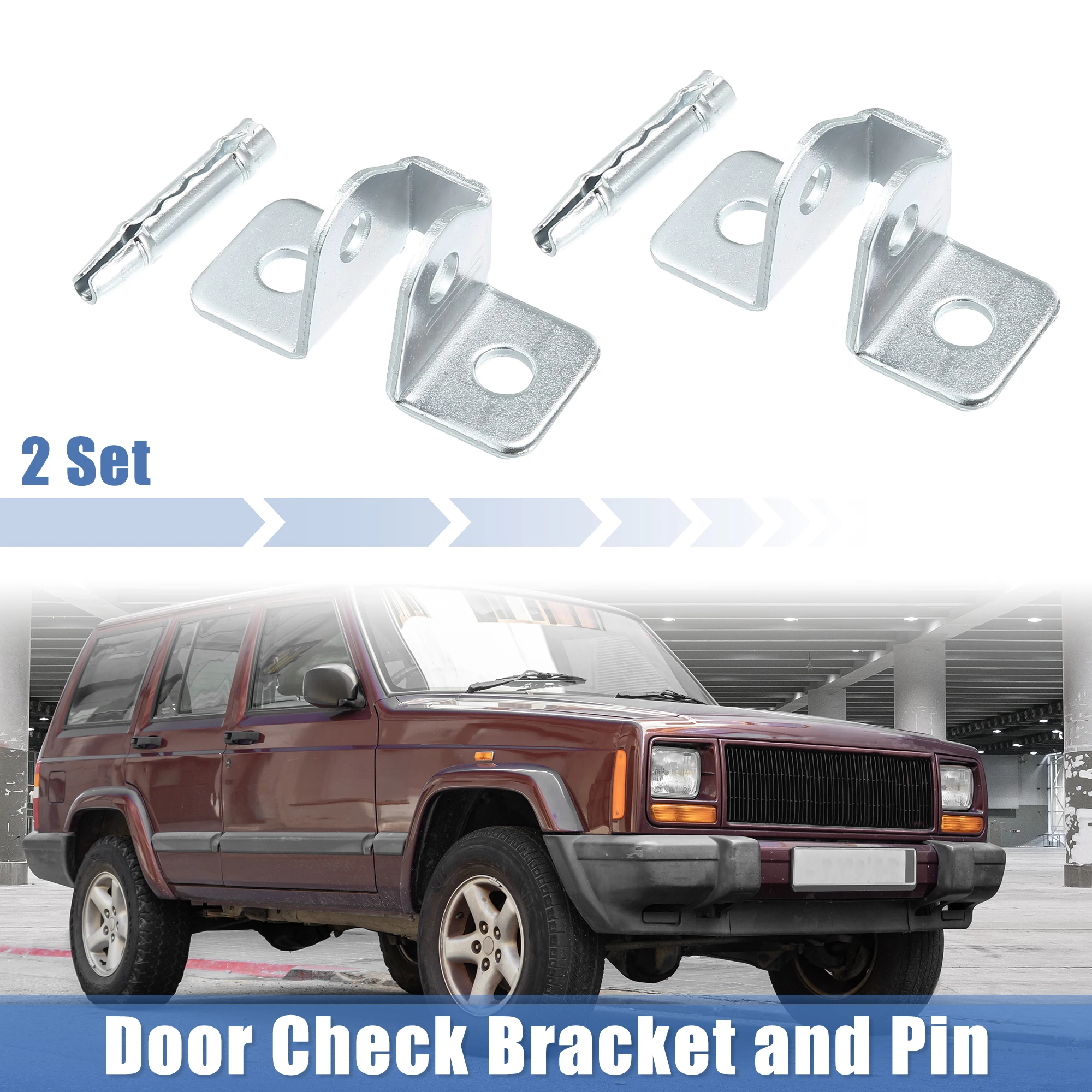 X-Autohaux-2-4-Set-Door-Check-Bracket-and-Pin-for-Jeep-Cherokee-1984 ...