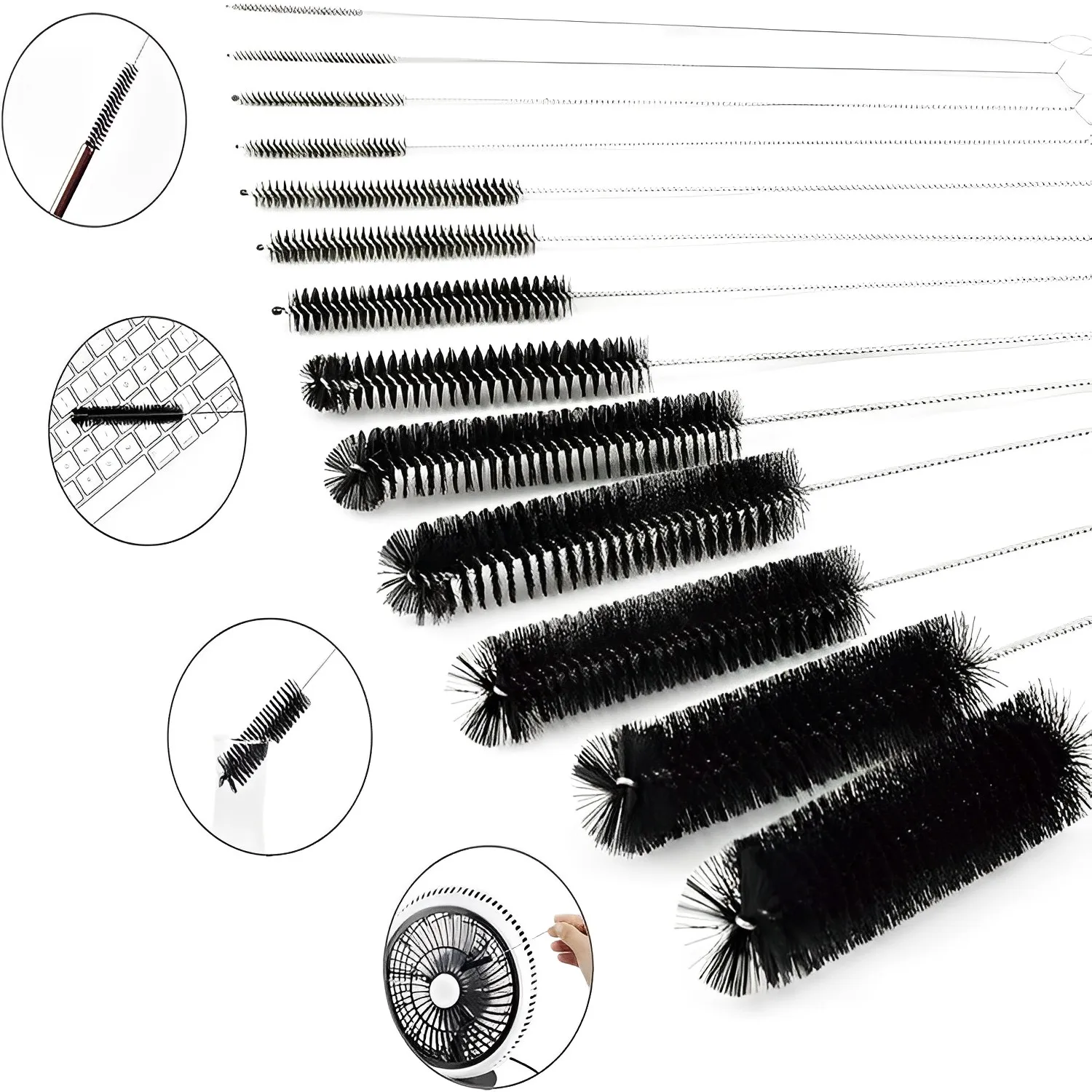 10-13Pcs-Nylon-Cleaning-Brushes-Set-Tube-Bottle-Straw-Washing-Cleaner ...