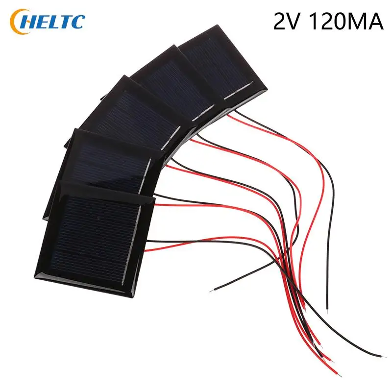 5Pcs-Solar-Droplet-Panel-Micro-Solar-Board-Photovoltaic-2V-120MA-Solar ...