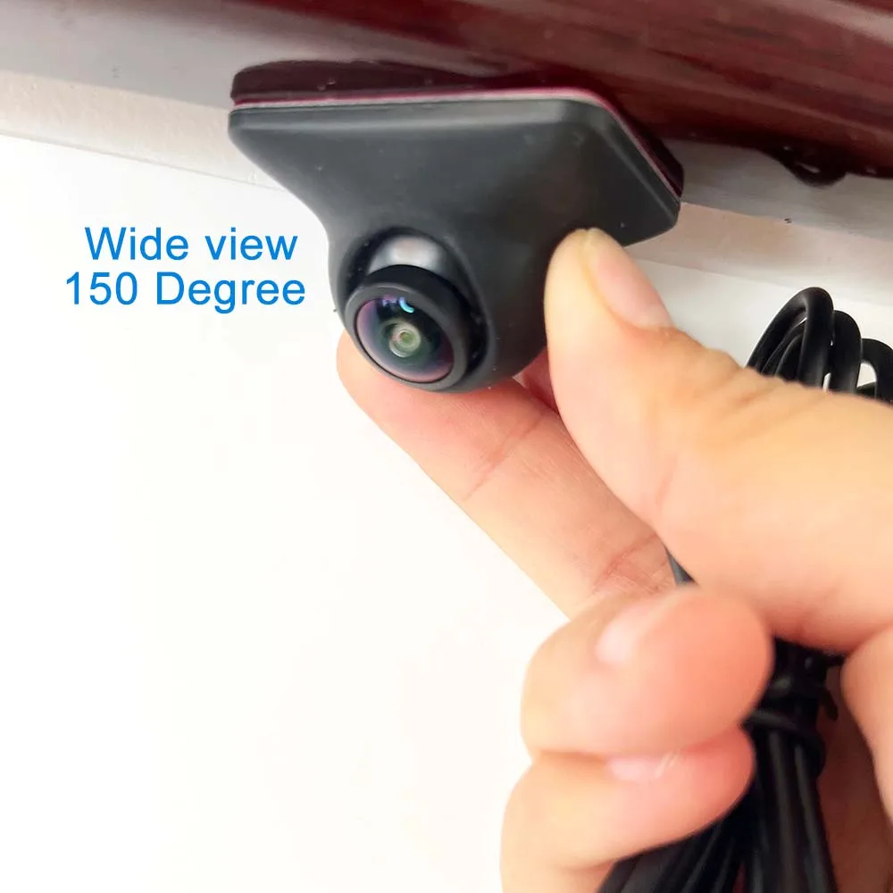 Wide-View-150-Degree-CCD-600TVL-Vehicle-Blind-Spot-Side-View-Camera-RCA ...
