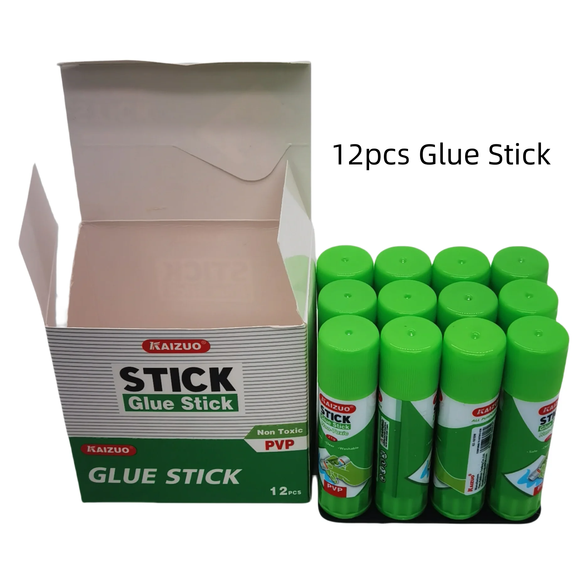 12pcs glue stick PVP Non-toxic Washable 24x98mm For 3D Printer Hotbed ...