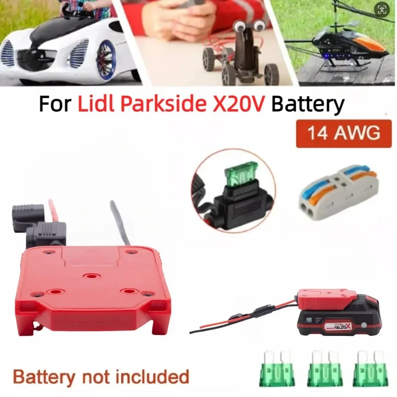 DIY-Battery-Power-Wheels-Adapter-Connector-for-Lidl-Parkside-X20V ...