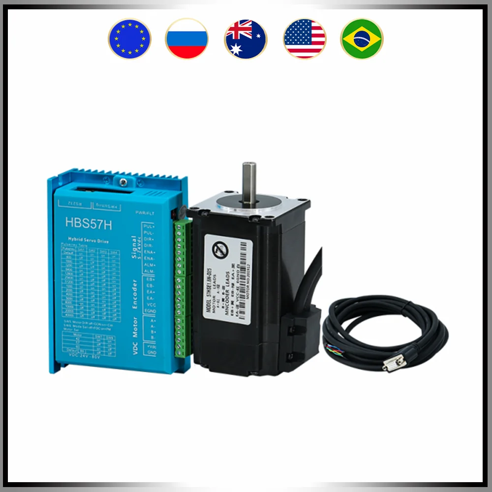 Free shipping Nema23 2N.m 2.5N.m 3N.m Closed Loop Stepper Motor kits ...
