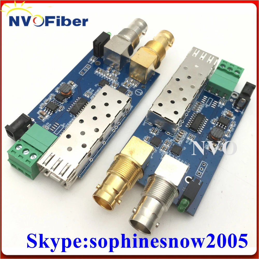 1ch Mini Hd-sdi To Fiber Converter Pcba Board With 1.25g Smf Wdm 1310 ...
