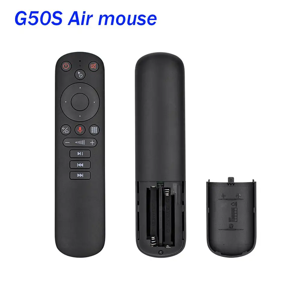 G50S Wireless Fly Air Mouse Gyro Voice 2.4G USB IR learning Remote ...