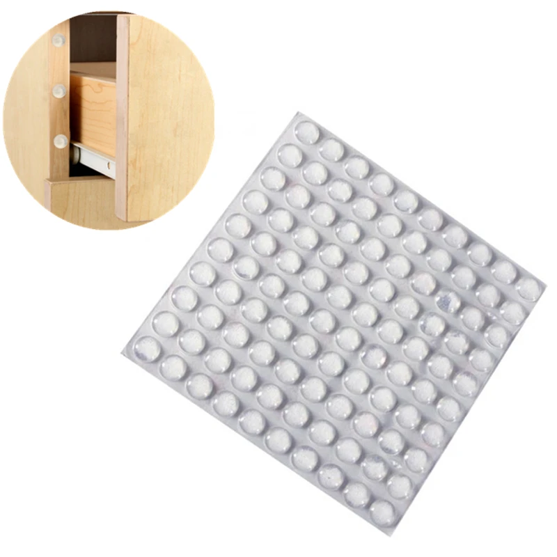 100Pcs Hot Sale Self Adhesive Round Silicone Rubber Bumpers Soft ...