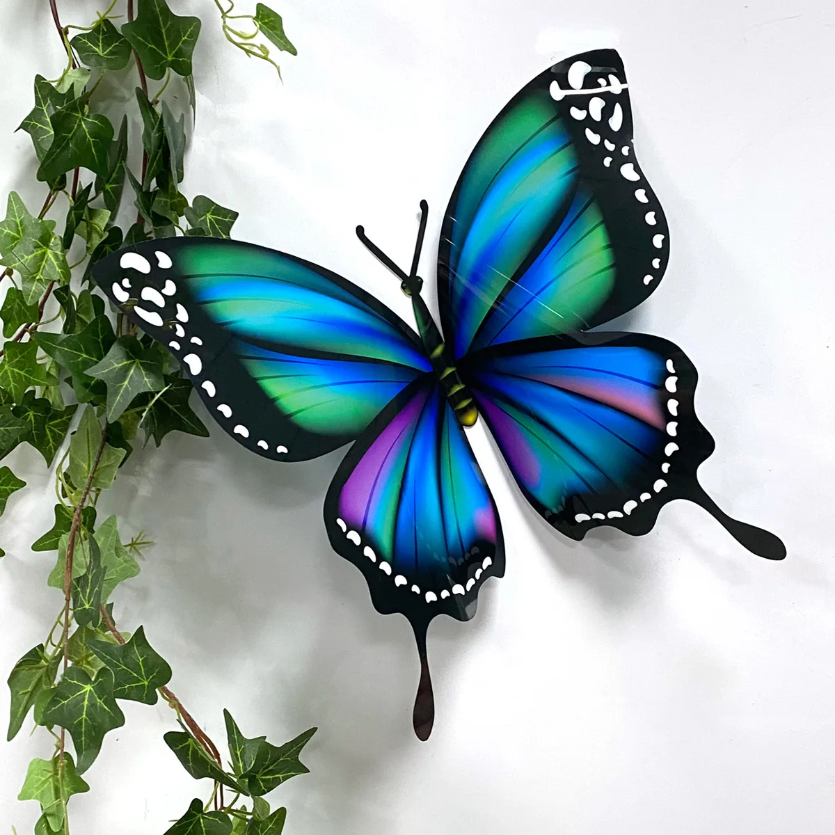 3D Large Size Colorful Butterfly Wall Stickers Removable Vinyl PVC Home ...