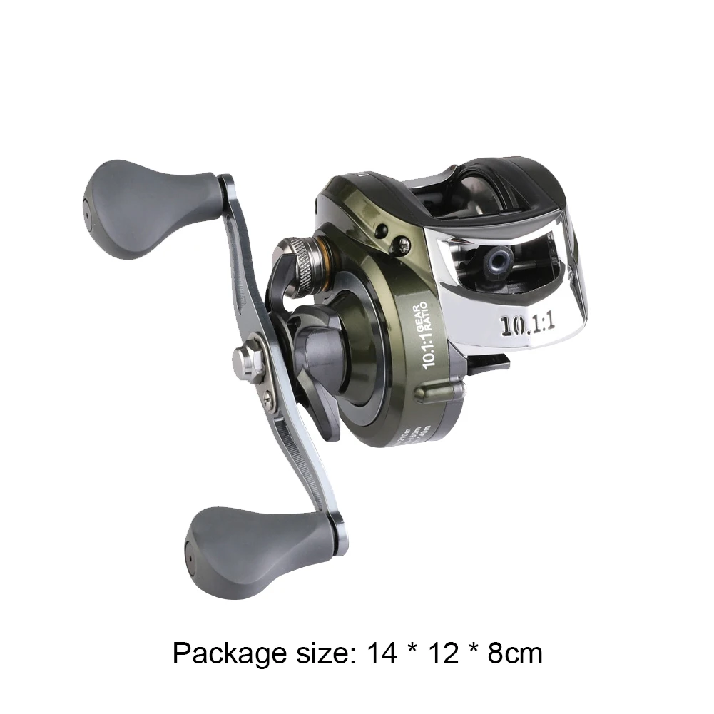 Moulinet De pêche Casting à profil lent, 19 + 1BB, 10.1:1, 8kg Max Darg | GAUCHE MAIN ...