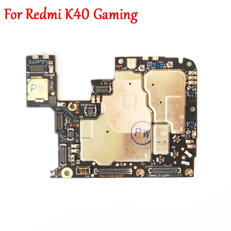 Placa base Original desbloqueada para Redmi K40, placa de circuito lógico de juegos para Poco F3 ...