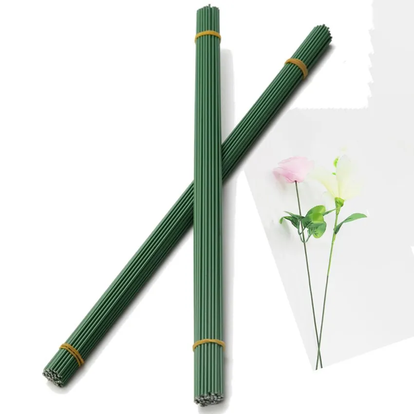 2mm-30CM-Artificial-Green-Flower-Stem-DIY-Floral-Material-Handmade-Wire ...