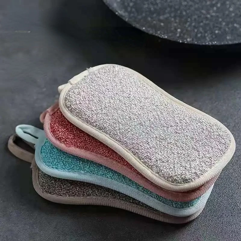 Sponge Wiping Double-sided Sponge Dishwashing And Pot Washing Magic ...