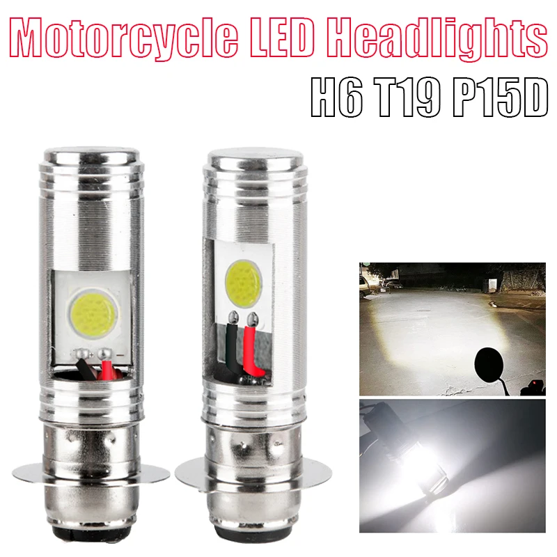 1-2Pcs-Motorcycle-Headlight-Bulbs-H6M-H6-P15D-LED-Signal-Light-Moto ...