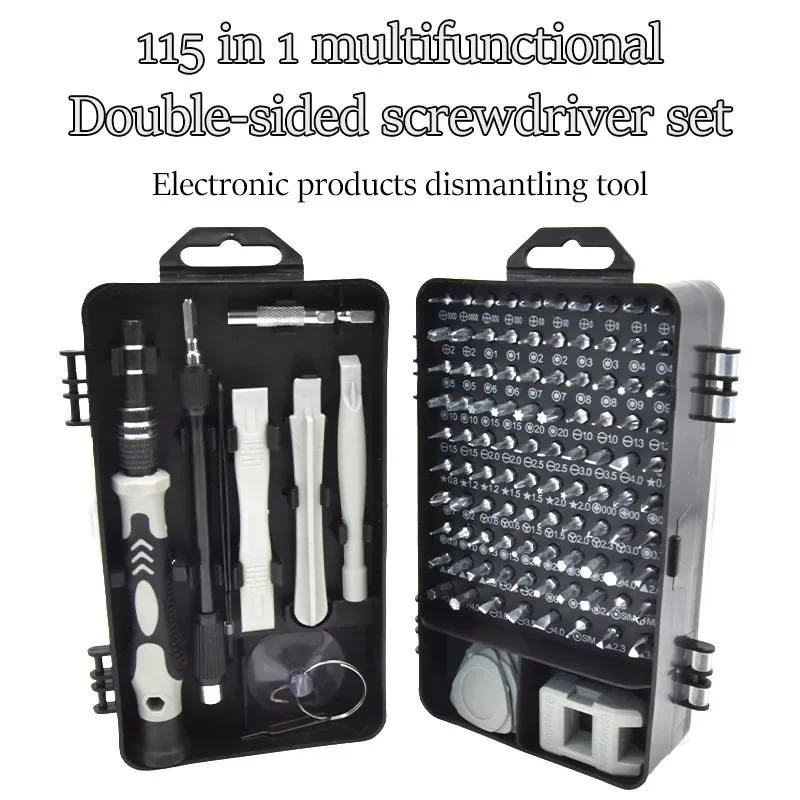 NEW-Precision-Screwdriver-115-in-1-Set-Multifunctional-Professional-Repair-Tool-with-98pcs ...