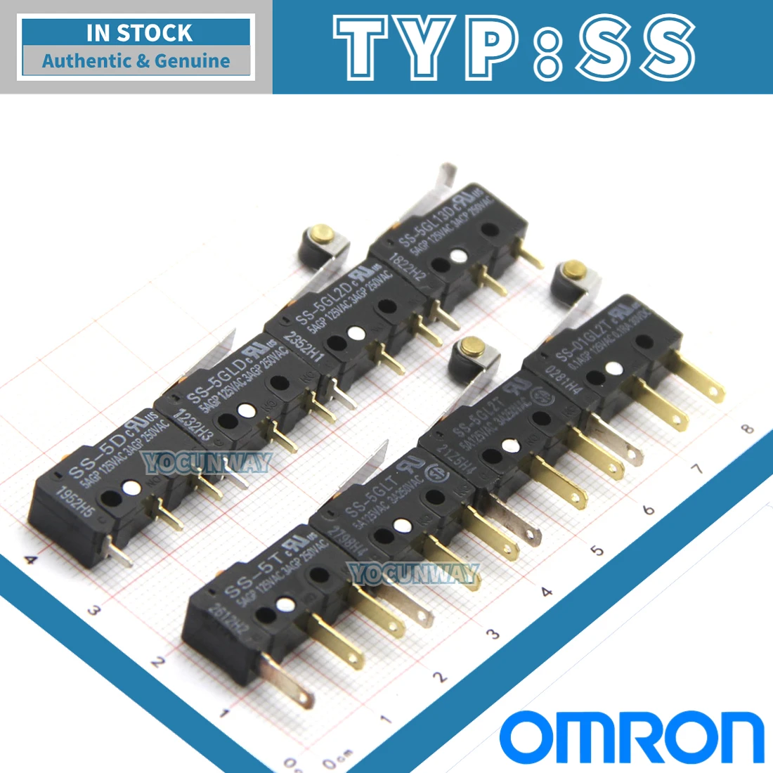 Microinterruptor-OMRON-Original-de-Jap-n-SS-01GL2T-5D-5-pies-5GL2D ...