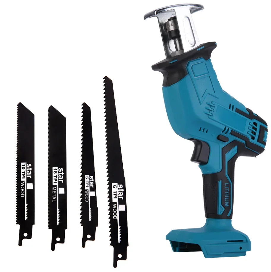 18V-100mm-Cordless-Electric-Reciprocating-Saw-3000rpm-Variable-Speed ...