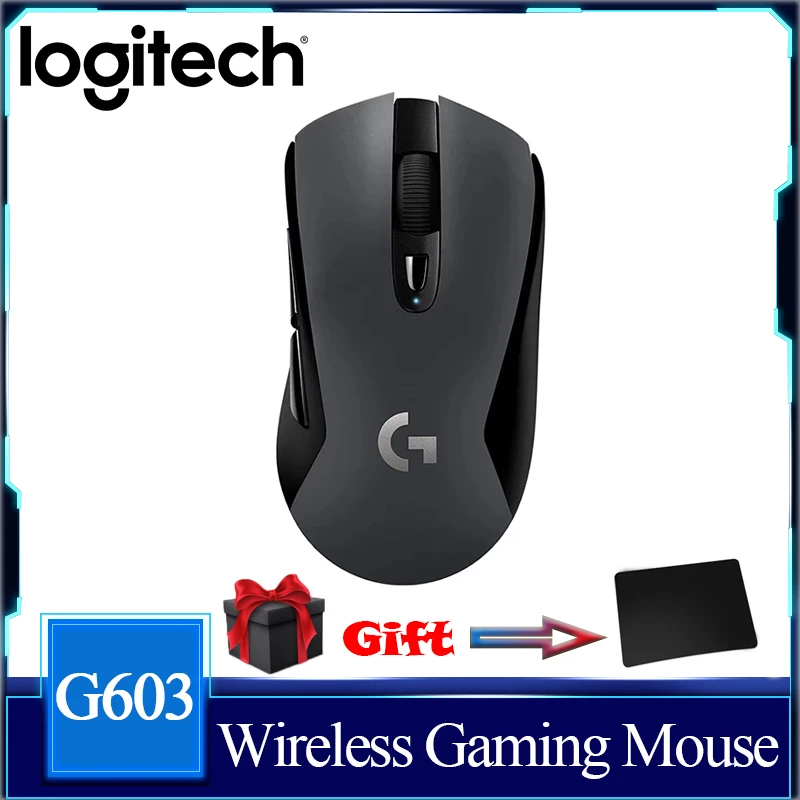 Logitech ratón inalámbrico Gaming G603 LIGHTSPEED, Sensor HERO 12K, 12.000 DPI, ligero, 6 ...