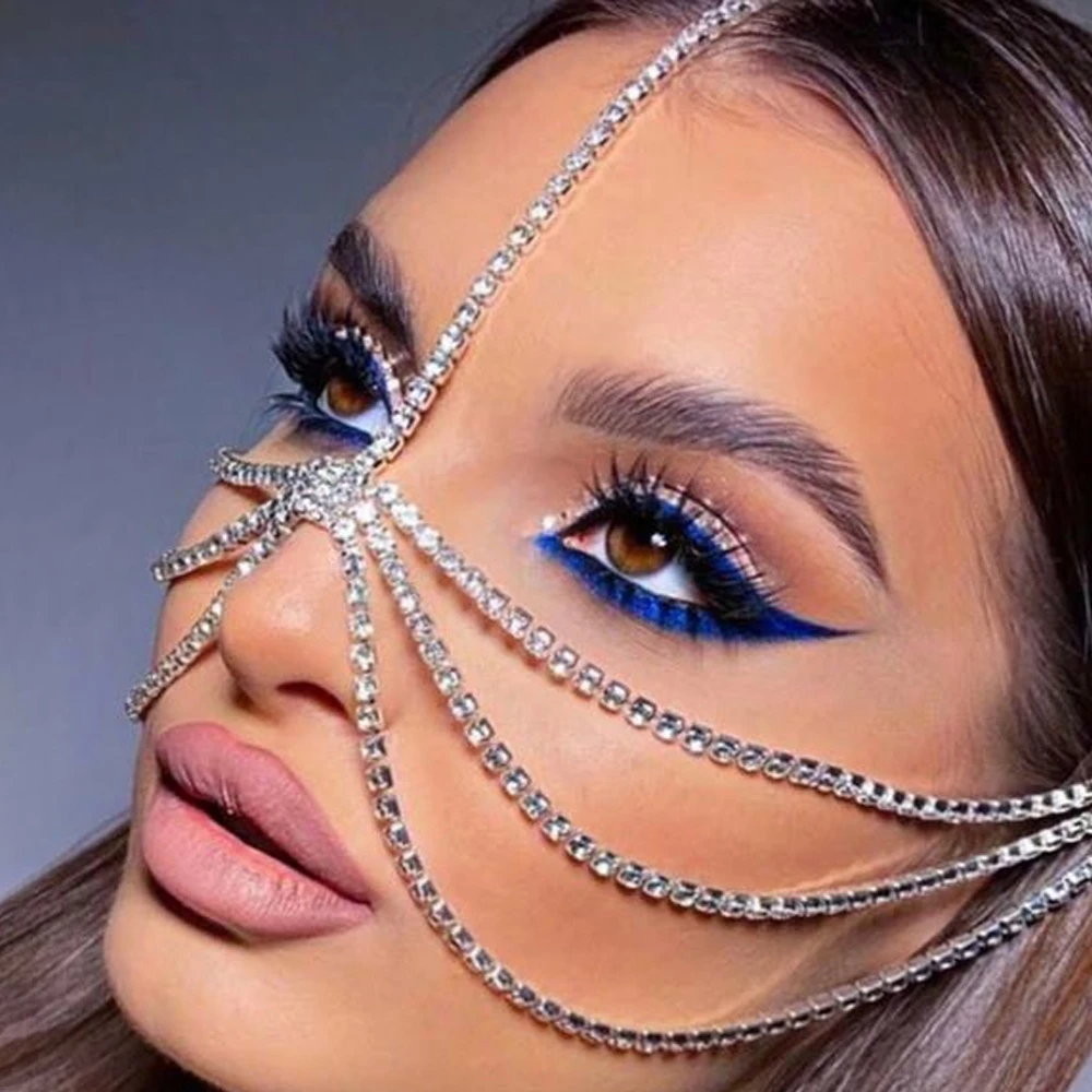 Jewellery Decoration Accessories | Mask Face Accessory Jewelry | Face ...