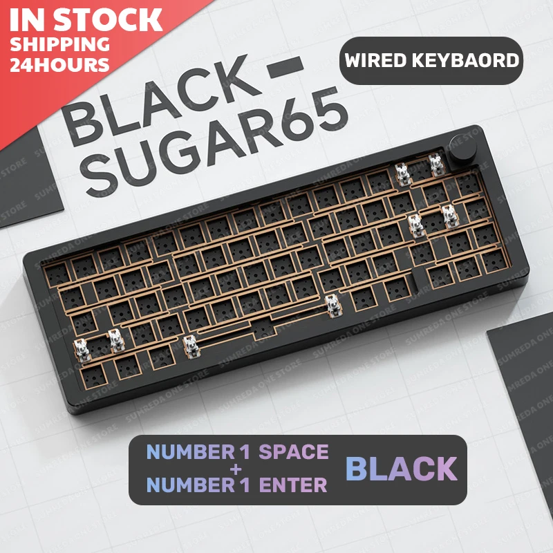 Sugar65 LEOBOG Hi75 Wired Customized Aluminum Mechanical Keyboard 66/81 ...