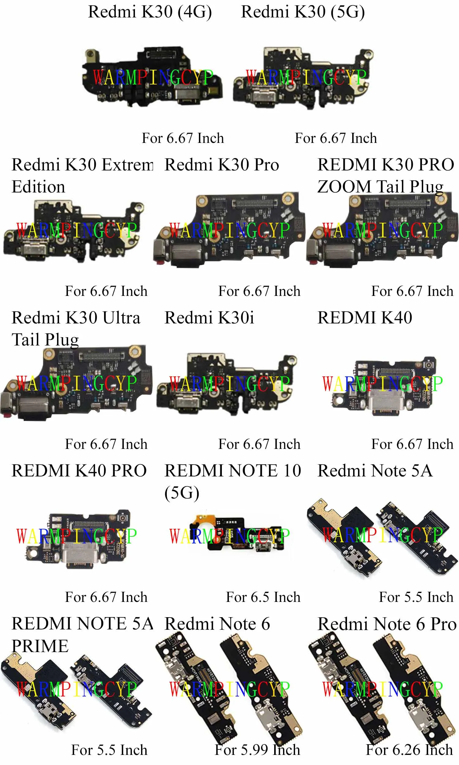 Cable flexible con enchufe USB para XIAOMI Redmi K30 4G 5G Extreme ...