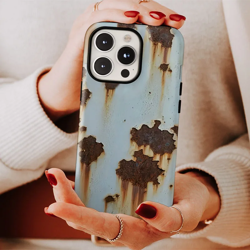 Ins Broken Rust Wind Case For Xiaomi Poco F7 X7 F5 F3 F6 X6 Pro 2 IN 1 ...