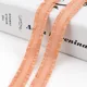 10/20/50Yards 1.3cm Elastic Bands Double Ruffle Stretch Rubber Ribbon ...