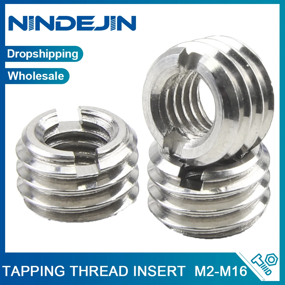 NINDEJIN-1-5pcs-Tapping-Thread-Insert-M2-M3-M4-M5-M6-M8-M10-M12 ...