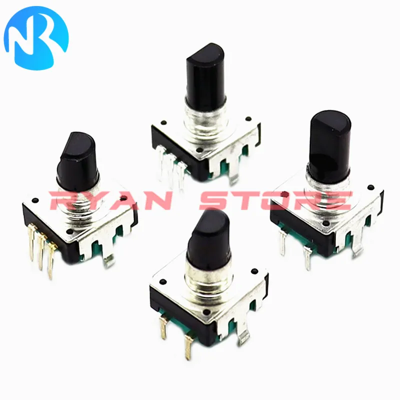 5PCS-EC12-Rotary-Encoder-360-Degree-Audio-Encoder-Coding-5Pin-24 ...