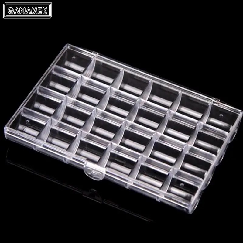 24-Grid-Diamond-Box-Transparent-Storage-Tool-Box-Transparent-Drop ...