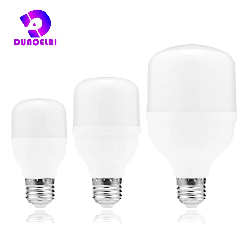 Bombilla LED E27, 60W, 50W, 40W, 30W, 20W, 15W, 10W, 5W, 220V, sin parpadeo