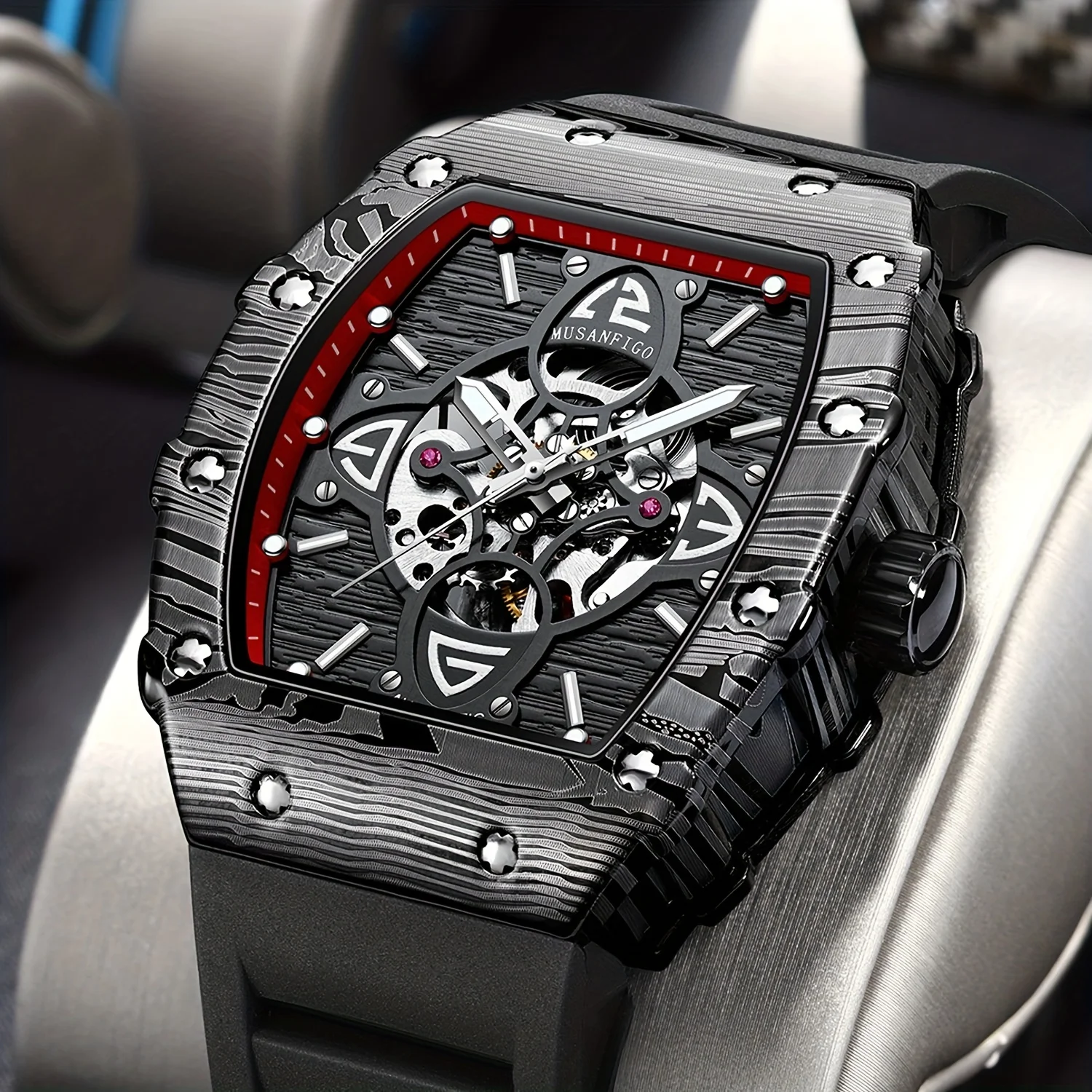 MUSANFIGO-reloj-mec-nico-autom-tico-en-forma-de-barril-para-hombre-cron ...