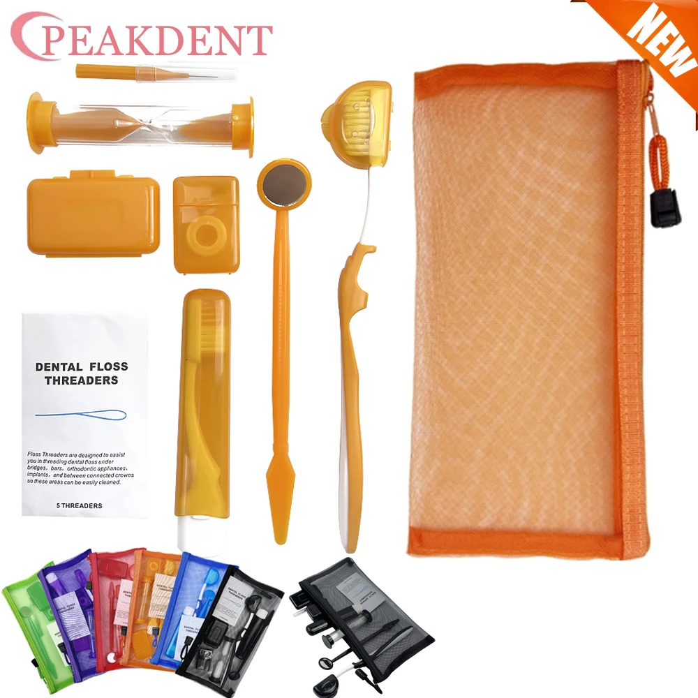 Dental-Mesh-Bag-Care-Set-Orthodontic-Toothbrush-With-Braces-Orthodontic ...