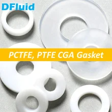 PCTFE CGA 가스켓, PTFE 와셔, 가스 실린더 연결 밀봉 개스킷, CGA170, CGA180, CGA320 ...