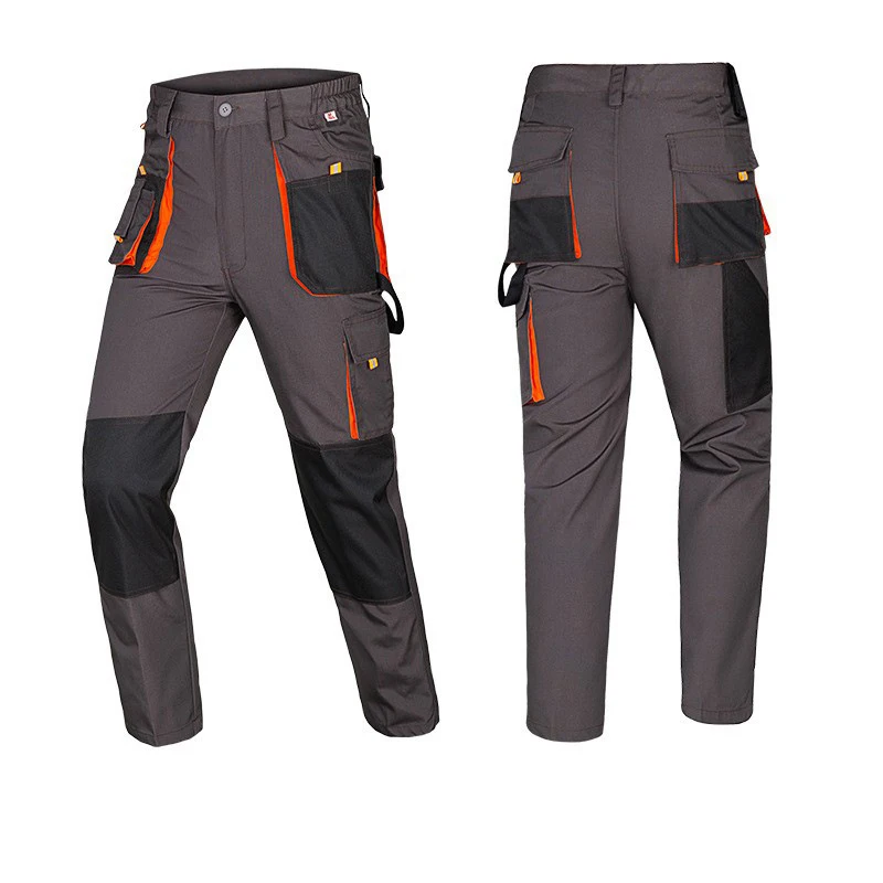 Men-S-Multi-Pocket-Pants-Workshop-Mechanical-Electrician-Welder-Car ...