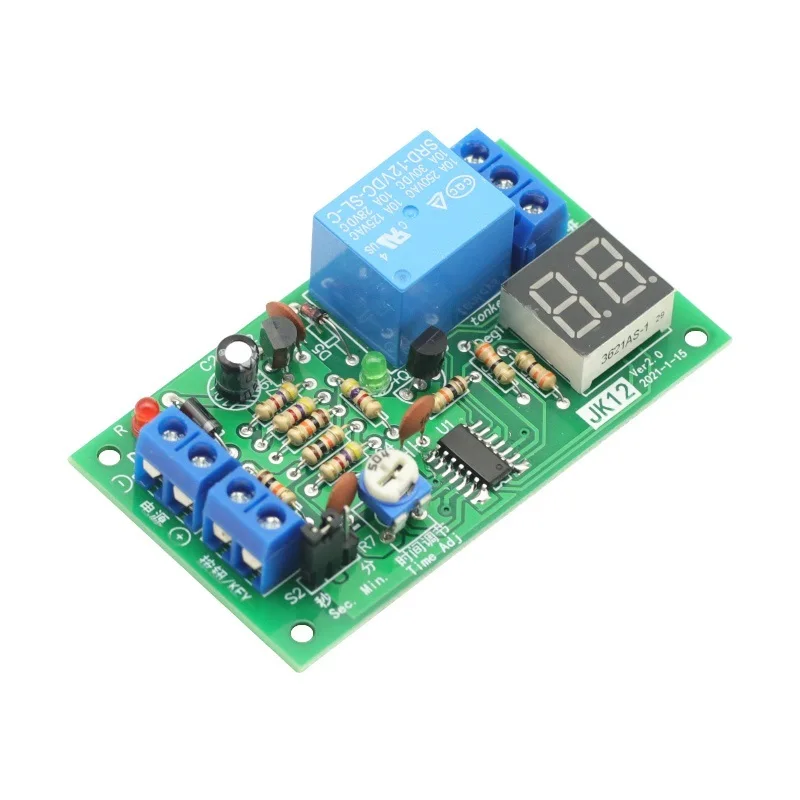 1PCS DC 12V LED Display Countdown Timing Timer Delay Turn OFF Relay ...