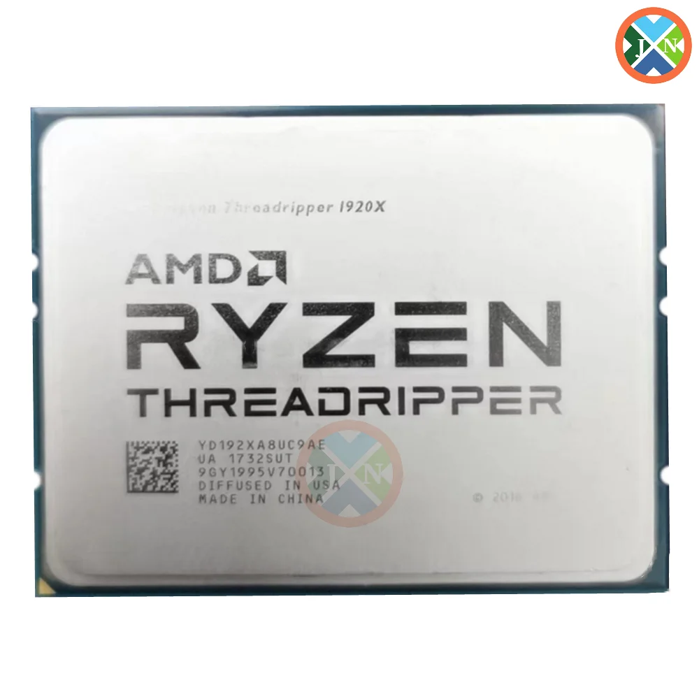 Amd ryzen threadripper 1920x 3.5 ghz 12 core 24 thread processador cpu ...