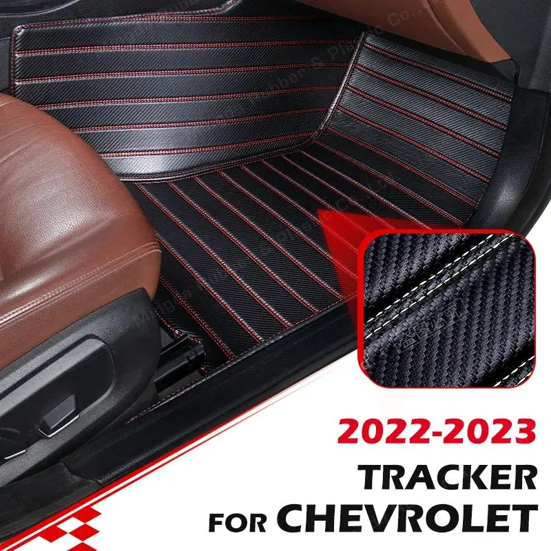 Custom-Carbon-Fibre-style-Floor-Mats-For-Chevrolet-Tracker-2022-2023 ...