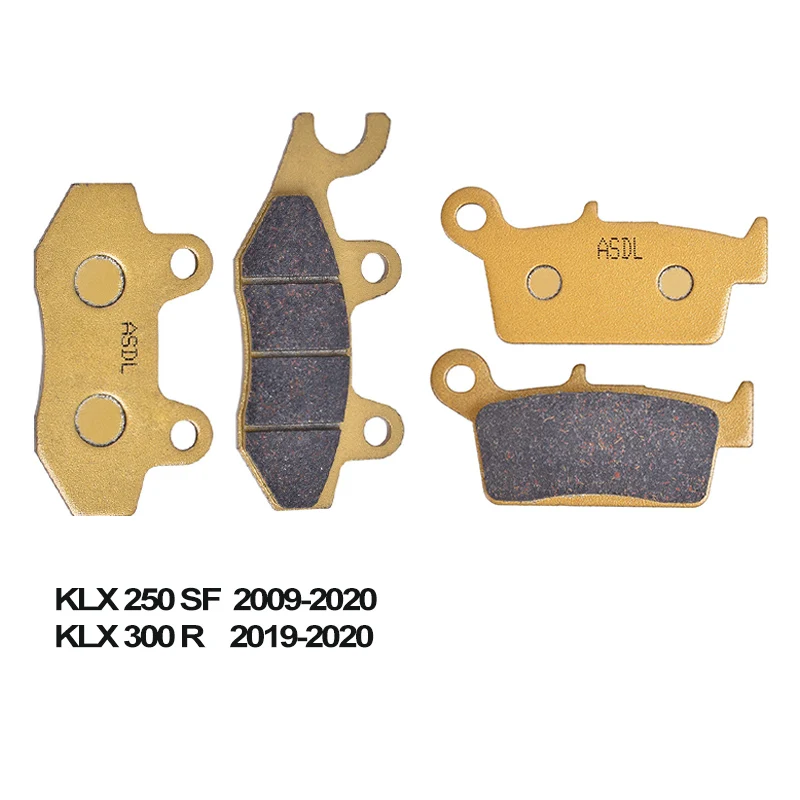 Motorcycle Ceramic Front Rear Brake Pads For KAWASAKI KLX 250 SF 2009 ...